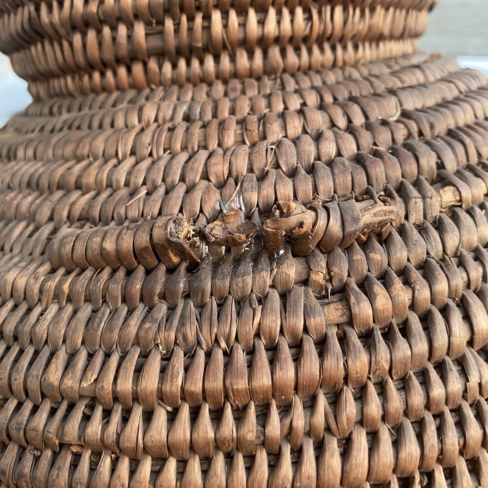 Native American Apache Jicarilla Basket - Antique Western Indian Craft ...