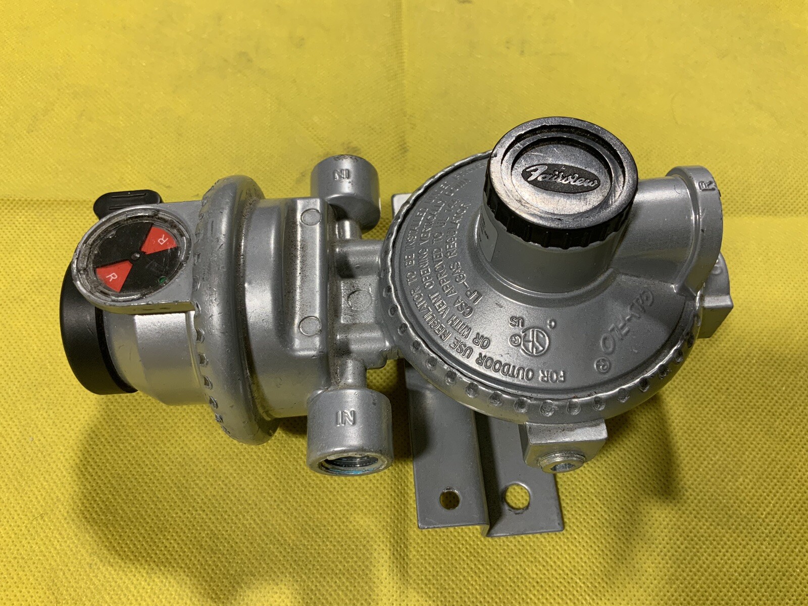 FAIRVIEW LP GAS -TWO STAGE REGULATOR FOR 2 TANK HOOK-UP PART NO.GR ...