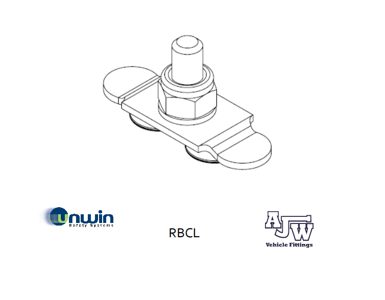1 x Unwin Butterfly Clip 35.5mm Minibus Seat Quick Release Fixing ...