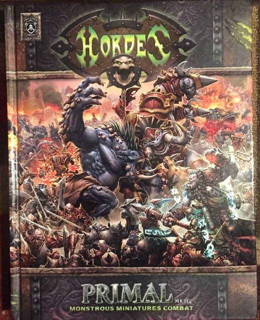 Hordes Primal MK II Hardcover Rulebook Pip 1034 Warmachine Privateer ...