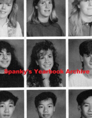 1990 High school Yearbook with Singer ALANIS MORISETTE ~ Jagged Little ...