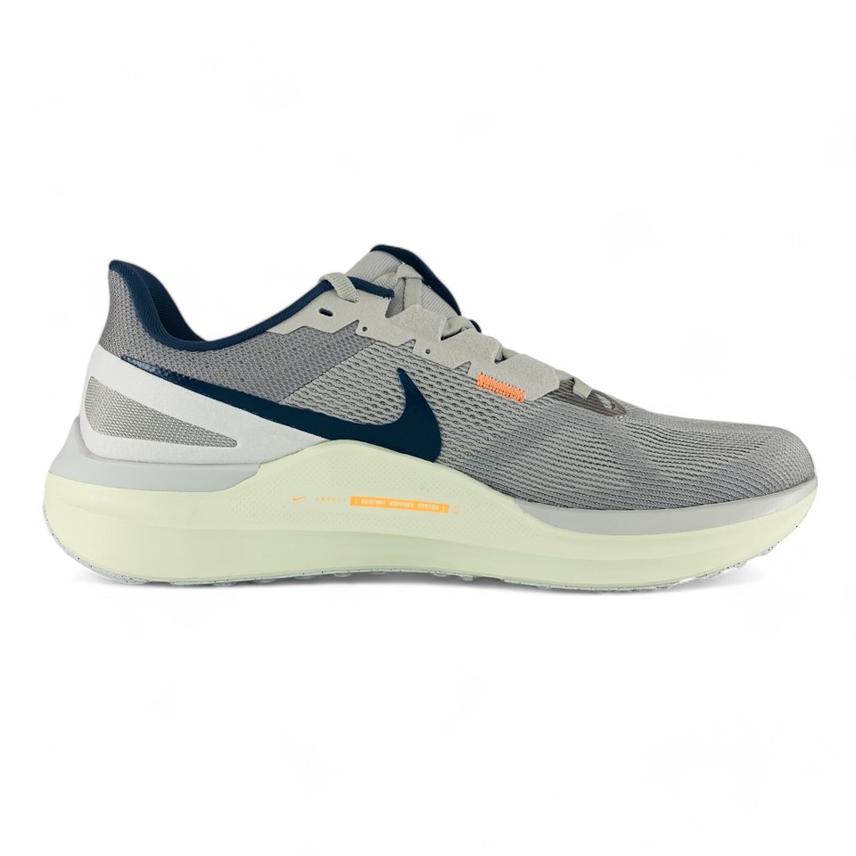 Nike Air Zoom Structure 25 Men's Running Shoes Gray Athletic Sneakers ...