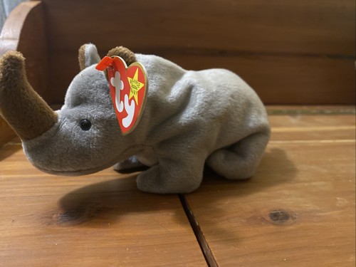 Ty Beanie Baby Spike The Rhinoceros Hang Tag 534262294261 | eBay