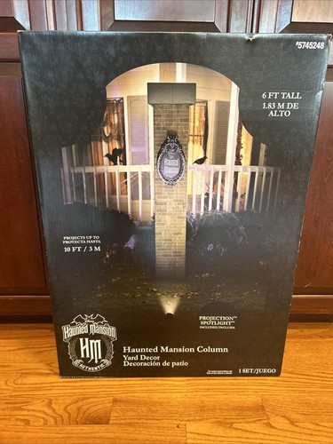 Lowes Disney Haunted Mansion 6ft Column Halloween Yard Decor Prop - NEW ...