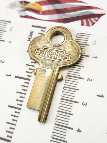 Vtg KEIL A178 Key BLANK For Old EAGLE Lock Steamer Trunk Footlocker ...