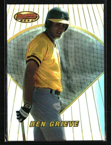 Ben Grieve 1996 Bowman's Best #118 Baseball Card Refractor | eBay