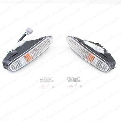 Genuine Toyota Supra MK4 JZA80 Front Bumper Turn Signal Lights Lamp ...