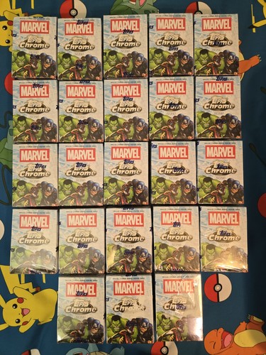 2025 Topps Chrome Marvel Blaster Boxes - Lot of 23 - Brand New/Factory ...