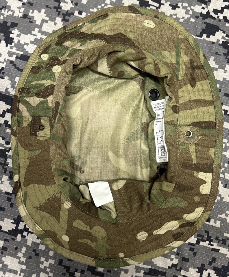 BRITISH SAS MTP MODIFIED TAILORED SHORT BRIM & CROWN BOONIE JUNGLE HAT ...