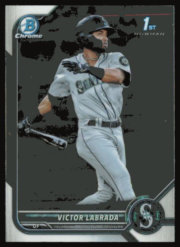 2022 Bowman Chrome Prospects #BCP-150 Victor Labrada Seattle Mariners ...