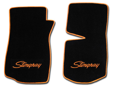 NEW! floor mats 1968-1978 C3 Corvette With Embroidered Stingray Script ...