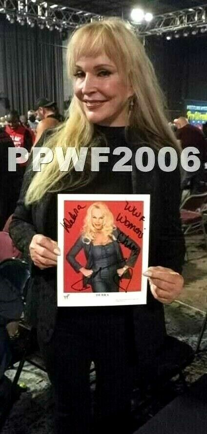 WWE DEBRA P-709 HAND SIGNED 8X10 ORIGINAL PROMO PHOTO WITH PROOF AND ...