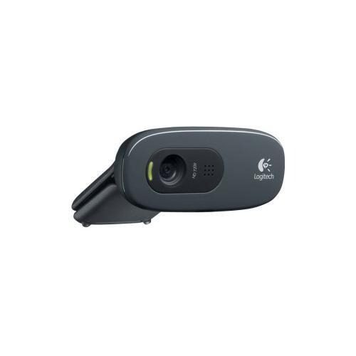 Logitech C270 Webcam Black USB 2.0 3 Megapixel Interpolated 1280 x 720 ...