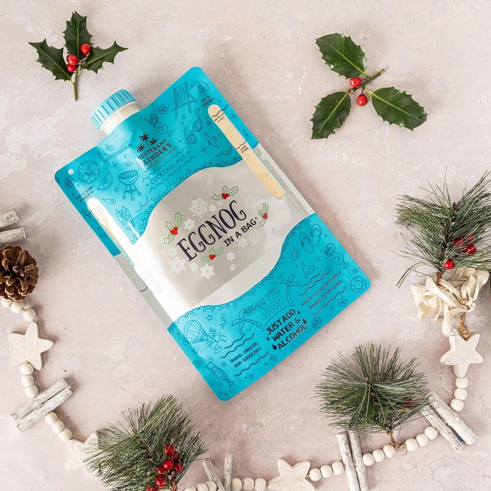All-Natural Creamy Eggnog Drink Mix - 16 Servings for Festive ...