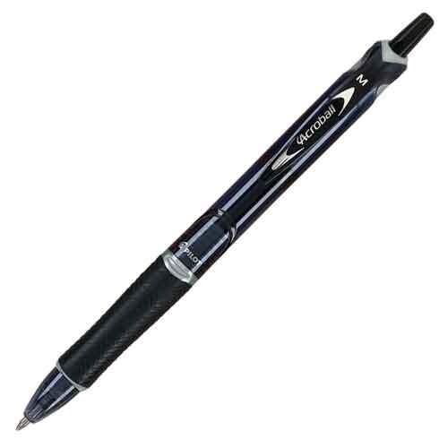 Pilot Acroball Colors Retractable Ball Pen 1.0mm Bold Black Office ...