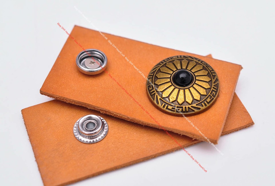 10X Brass Sun Flower Leathercraft Turquoise Concho Snap Button ...