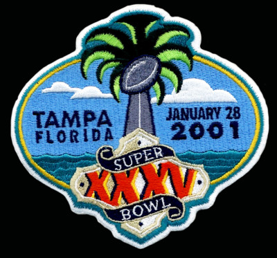 SUPER BOWL 35 ~ RAVENS vs GIANTS Willabee & Ward OFFICIAL NFL SB XXXV ...