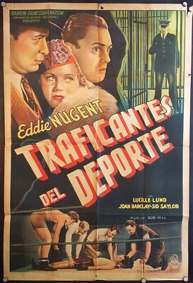 Prison Shadows, Eddie Nugent, Lucille Lund, Bob Hill, Boxing Poster ...