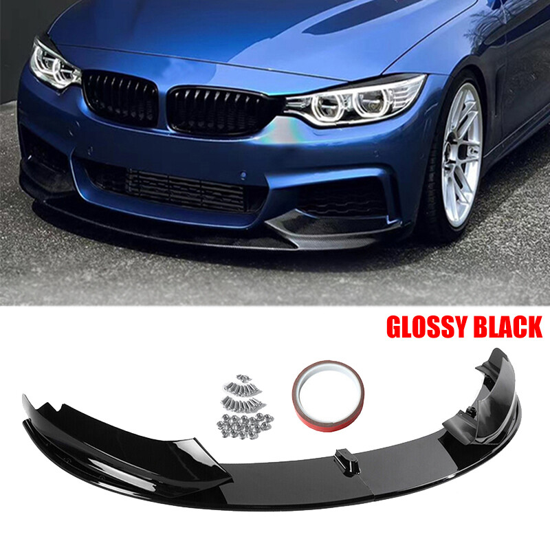 For 14~20 BMW 4-Series F32 F33 F36 M Sport Front Bumper Lip Splitter ...