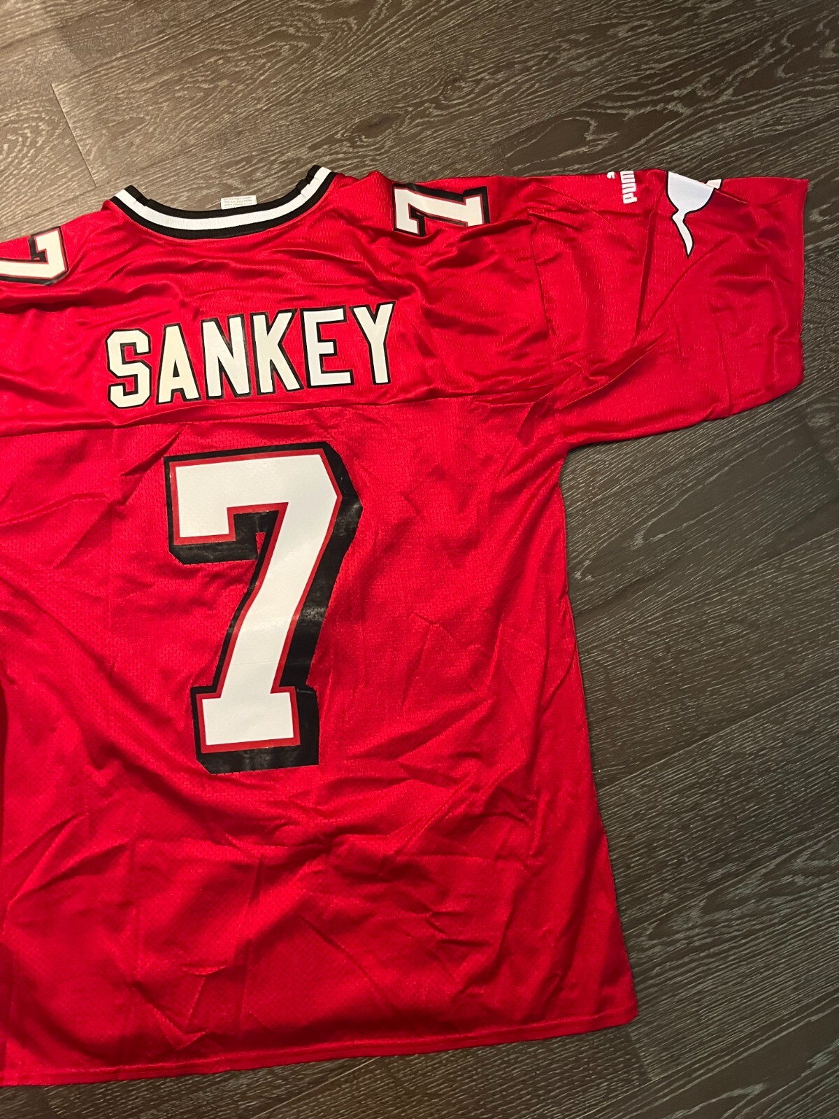 VTG 00s Calgary Stampeders #7 Ben Sankey CFL Football PUMA Jersey Sz L ...