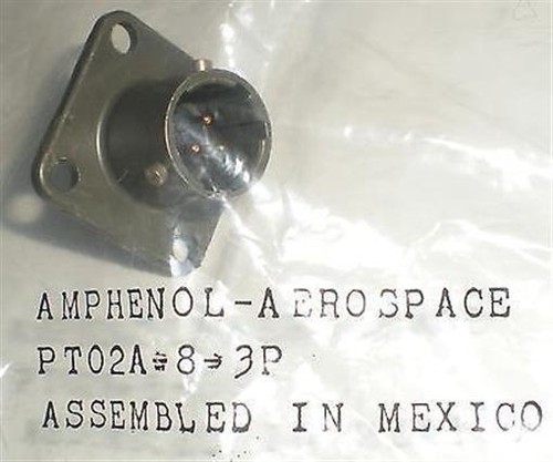 CONNECTOR AMPHENOL INDUSTRIAL AEROSPACE PT02A-8-3P PLUG NEW | eBay