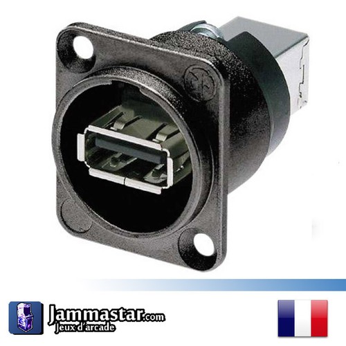Neutrik NAUSB-W-B - USB - Panel Mounting Socket Connector | eBay