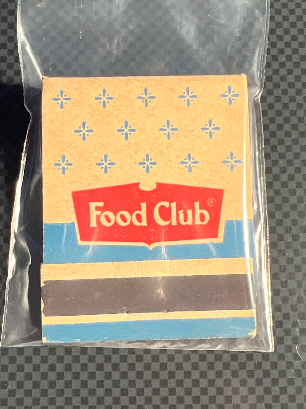 VINTAGE MATCHBOOK - FOOD CLUB - TOP OF THE CROP - UNSTRUCK! | eBay
