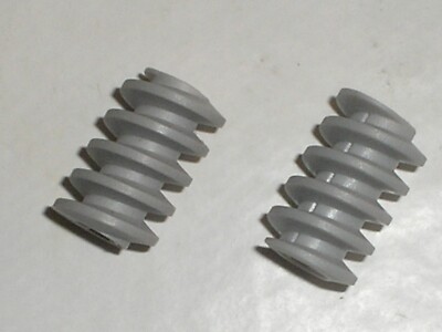 2 x Vis sans fin LEGO TECHNIC Oldgray worm screw 4716 / 9605 4502 9748 ...