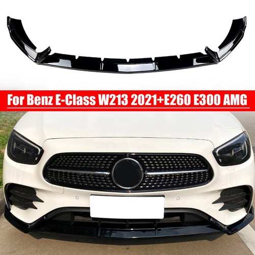 Front Splitter Spoiler Lip Black For Benz E-Class W213 E260 E300 AMG 2021-23 ch | eBay Australia