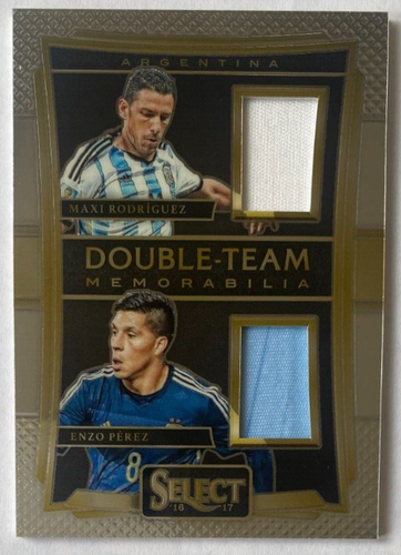 2016-17 PANINI SELECT SOCCER DOUBLE-TEAM MAXI RODRIGUEZ & ENZO PEREZ | eBay