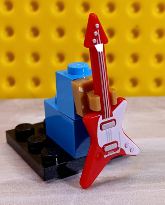 New LEGO Guitar Whammy Bar FREE STAND MOON Electric Fender Bass Dials ...