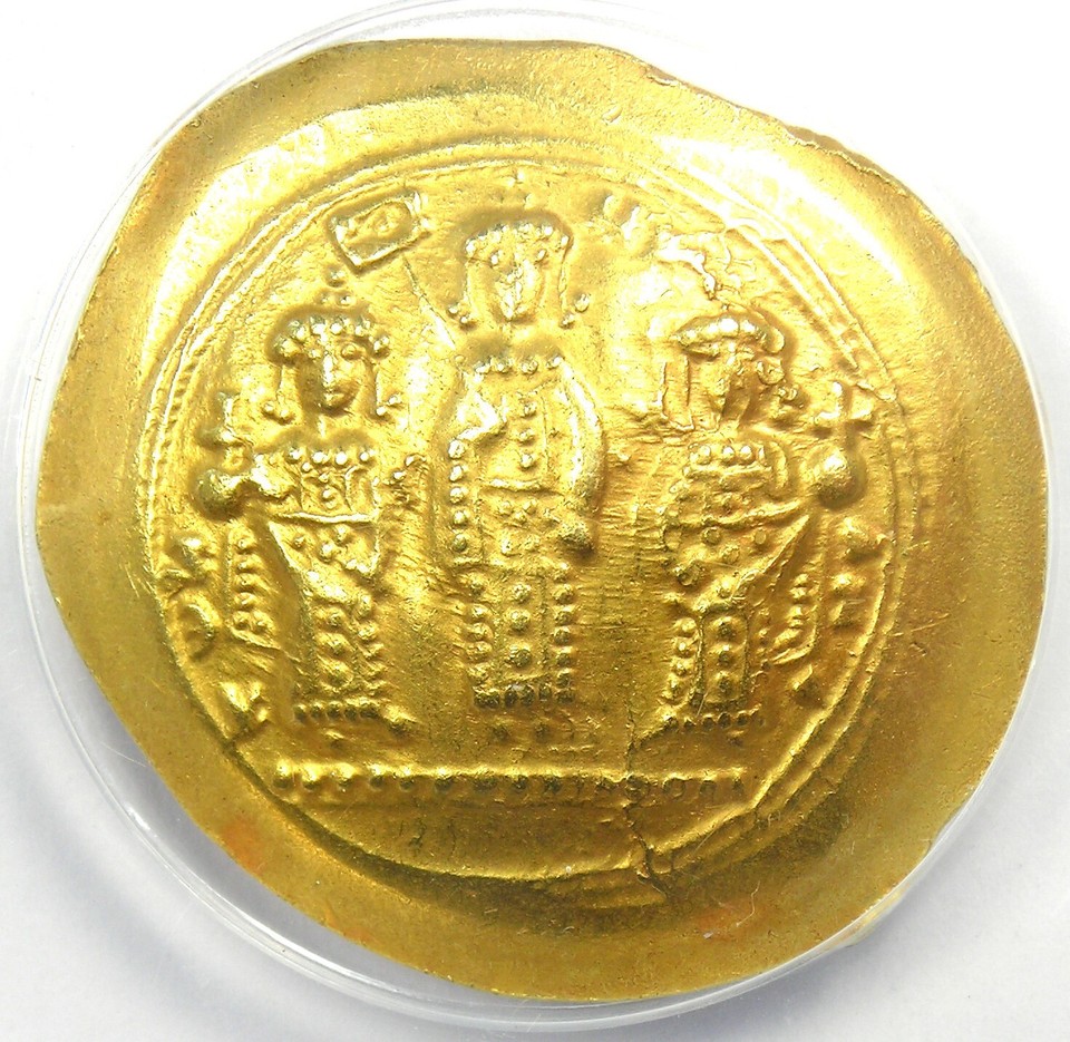 Romanus IV AV Gold Nomisma Christ Coin 1068-1071 AD - Certified ANACS ...