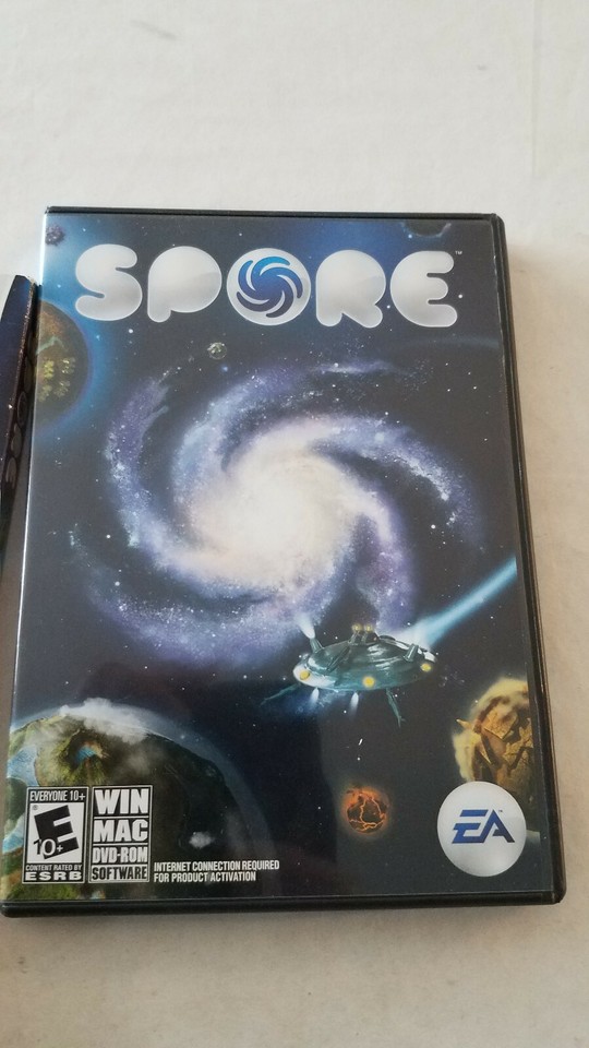 PC Spore (2008) DVD-ROM Complete w/ Case Sleeve & Manual & Disk win/mac ...
