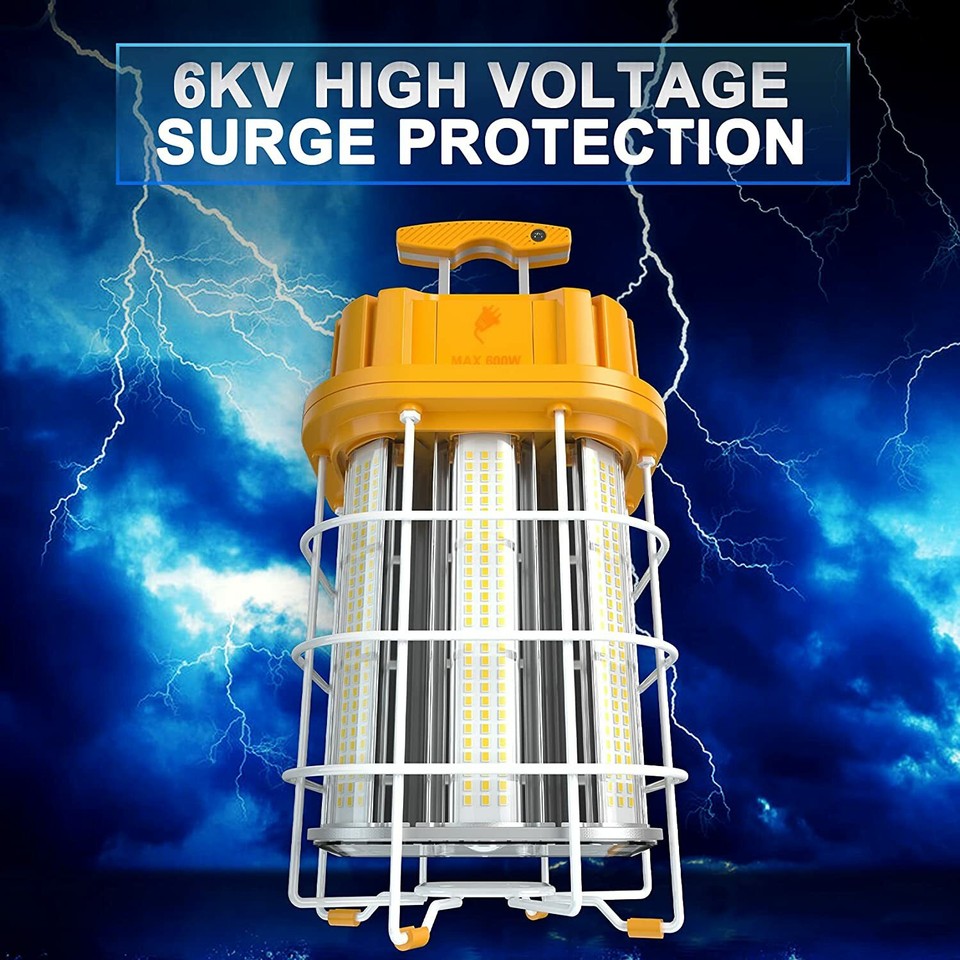 150W LED Temporary Work Light 21000 Lumen Construction Lights 5500K ...