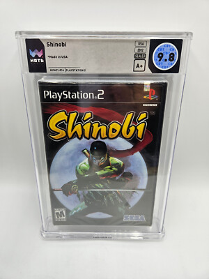 🌟 Shinobi (Sony PlayStation 2, 2002) PS2 WATA 9.8 Seal A+ Y-Fold SEALED ...