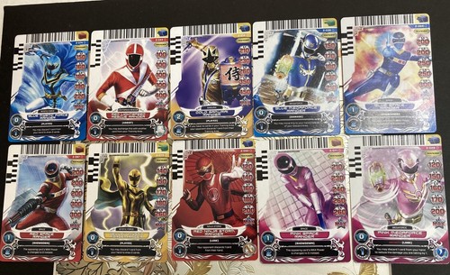 Power Rangers Action Card Game 2013 Set Of 10 Ranger Cards Lot #1 | eBay