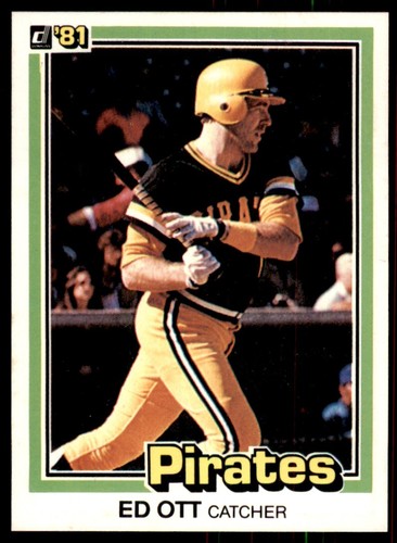 1981 Donruss Baseball Card Ed Ott Pittsburgh Pirates #133 | eBay