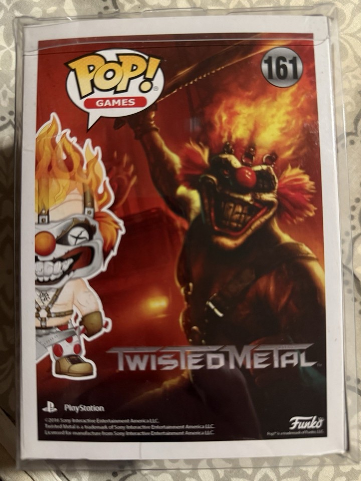 Funko Pop! Games PlayStation Twisted Metal Sweet Tooth #161 Includes ...