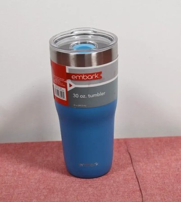 2 PK. Embark 30oz Stainless Steel Lidded Tumbler Blue New | eBay