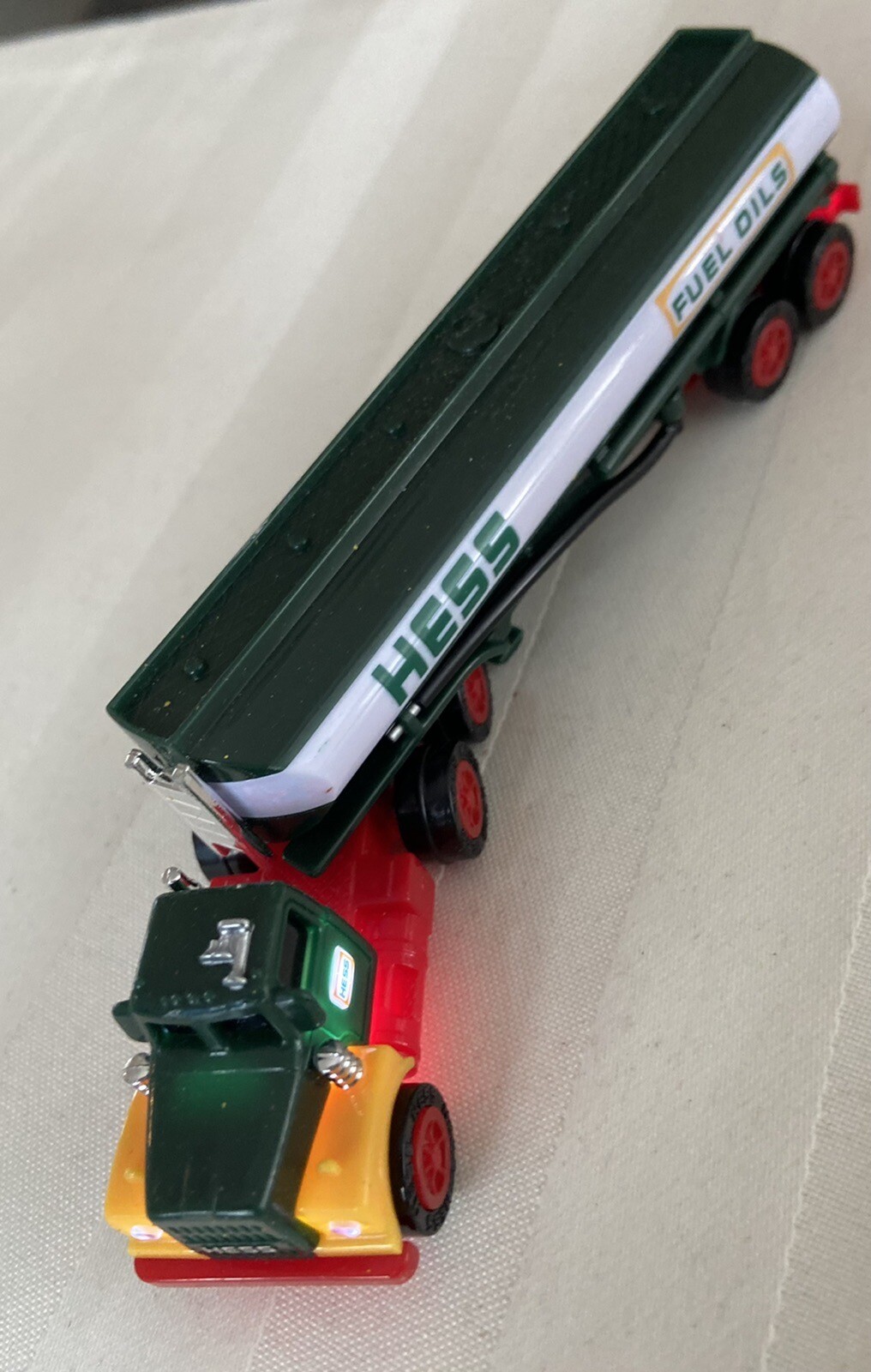 1977 HESS Green Trailer Gasoline Fuel Oils TANKER TRUCK! Vintage Retro ...