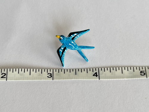 Swallow Bird Pin - Small Blue Bird - Metal - Enamel | eBay