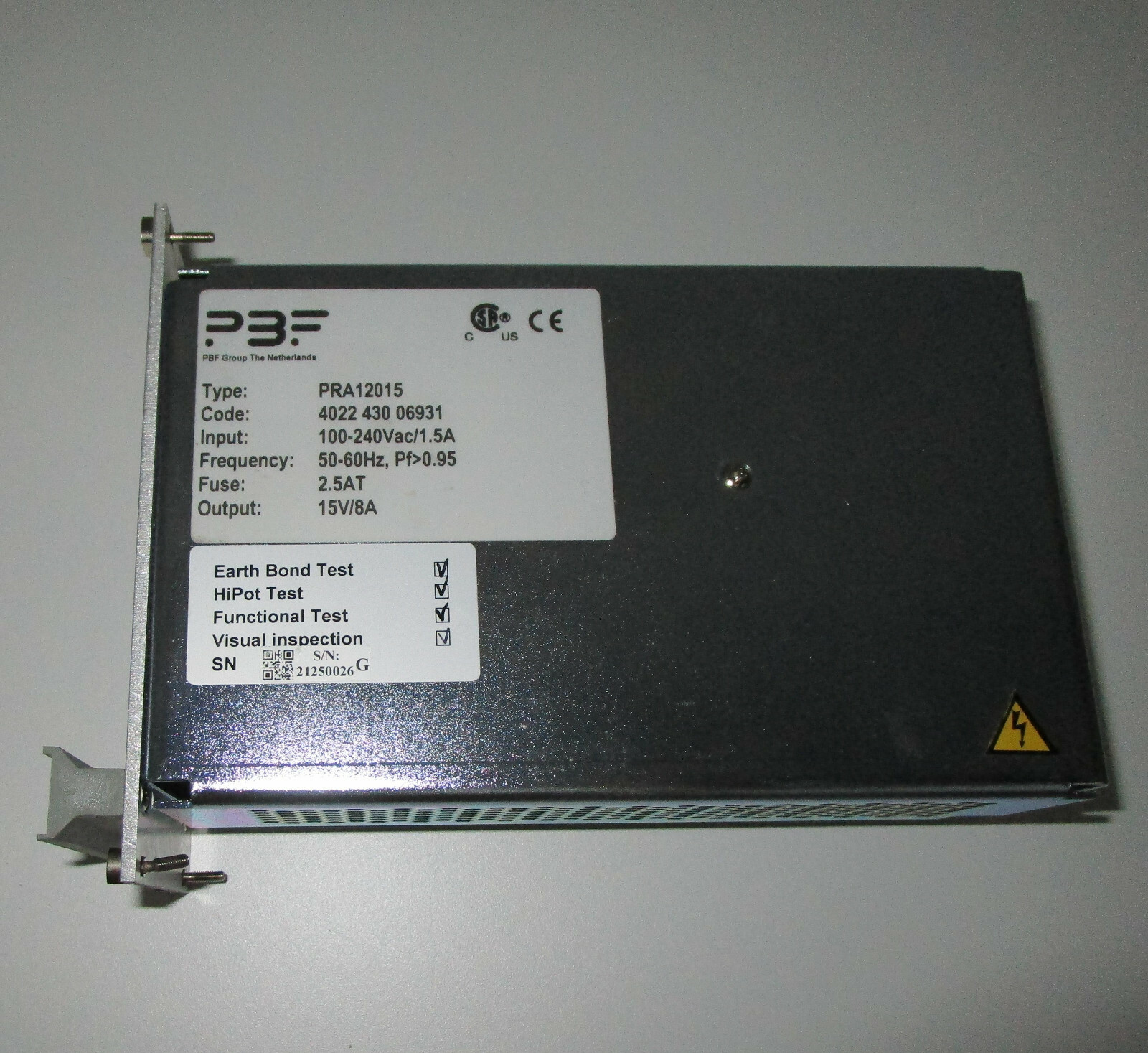 PBF PRA12015 FEI 4022 430 06931 | eBay