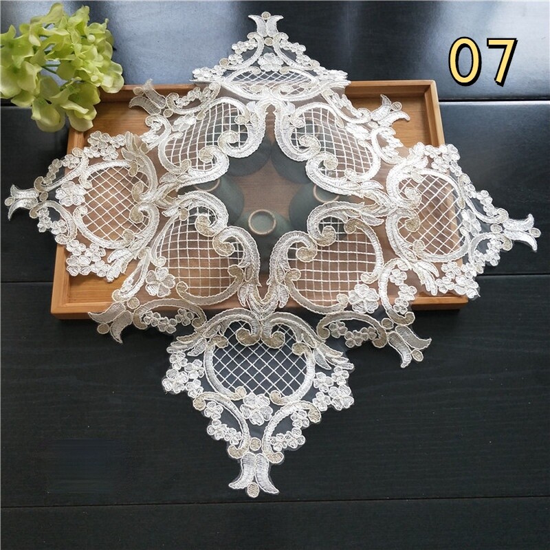 1 X European Lace Coaster Placemat Tea Fruit Plate Vase Pad Cup Table ...