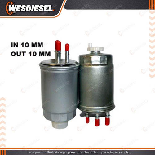 Wesfil Fuel Filter fits Ssangyong Kyron D100 Musso Rexton RX270 Refer ...
