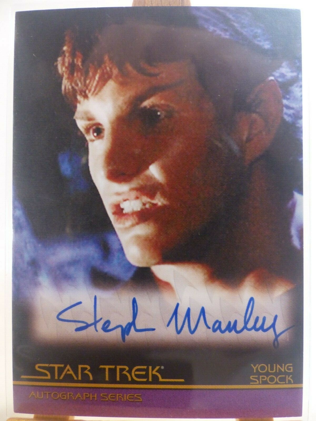 the Complete Star Trek Movies autograph card A37 Stephen Manley Young ...