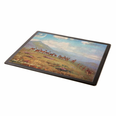 MOUSE MAT - Vintage Scotland - Deer in the Highlands. "On the Alert" | eBay