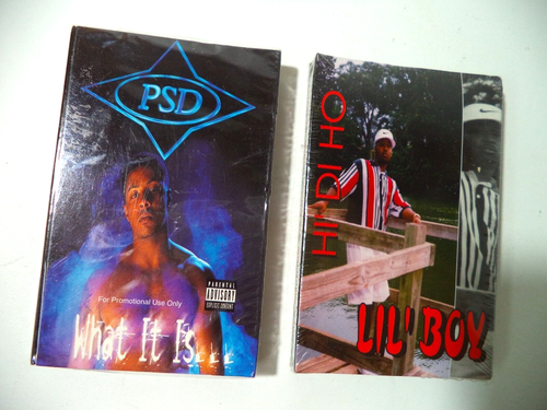 Lot of (2) New Sealed 90s Rap R&B Hip Hop Cassette Tapes Singles Lil ...