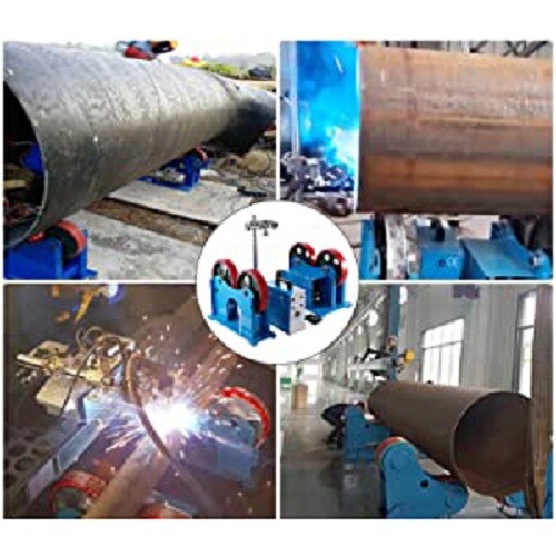 110V Tank Turning Welding Rolls Holder 2200LBS Pipe Tank Turning ...