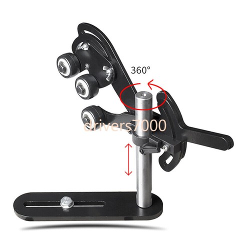 Woodworking Lathe Steady Rest 3 Wheels Stabilizer Auxiliary Clamping ...