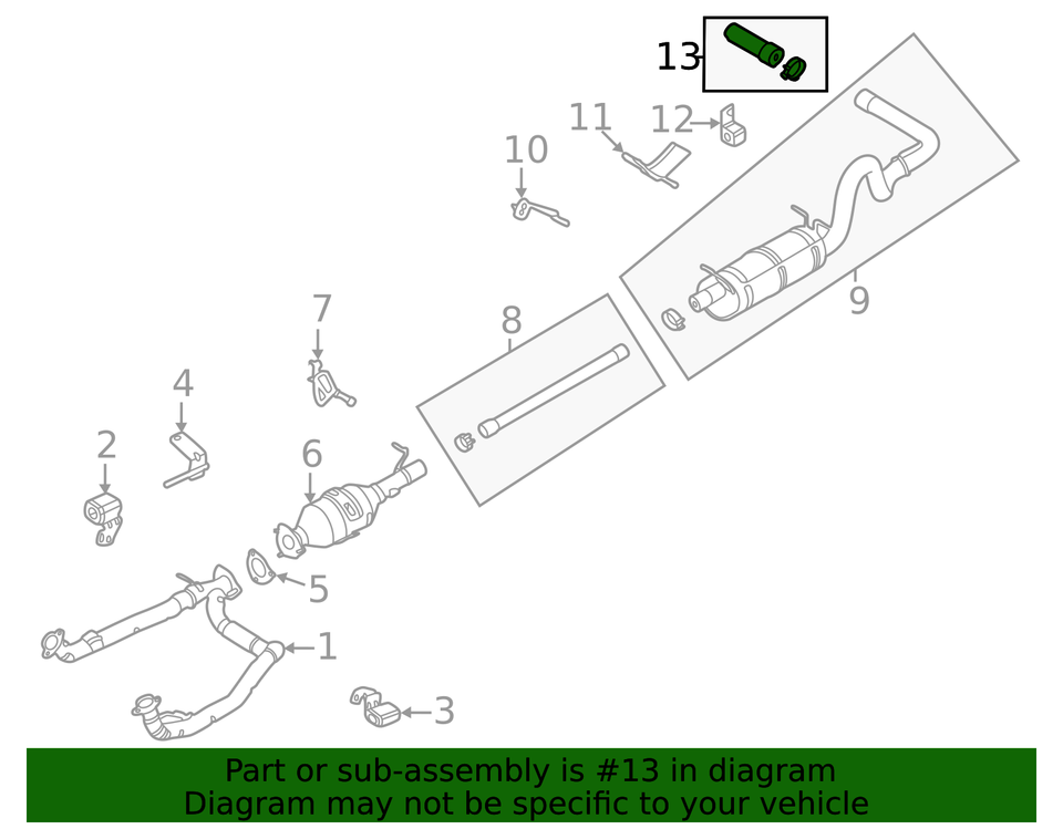 Genuine Ford Tail Pipe LC2Z5202B | eBay